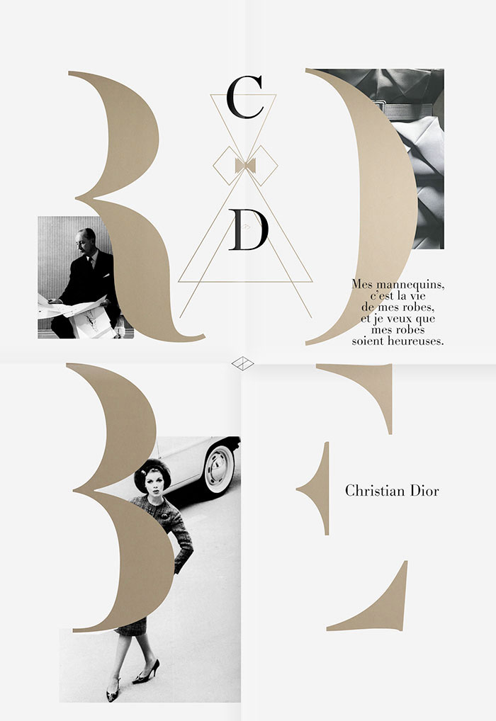 Graphic design studio in Paris | Christian Dior - Quotes | Les Graphiquants